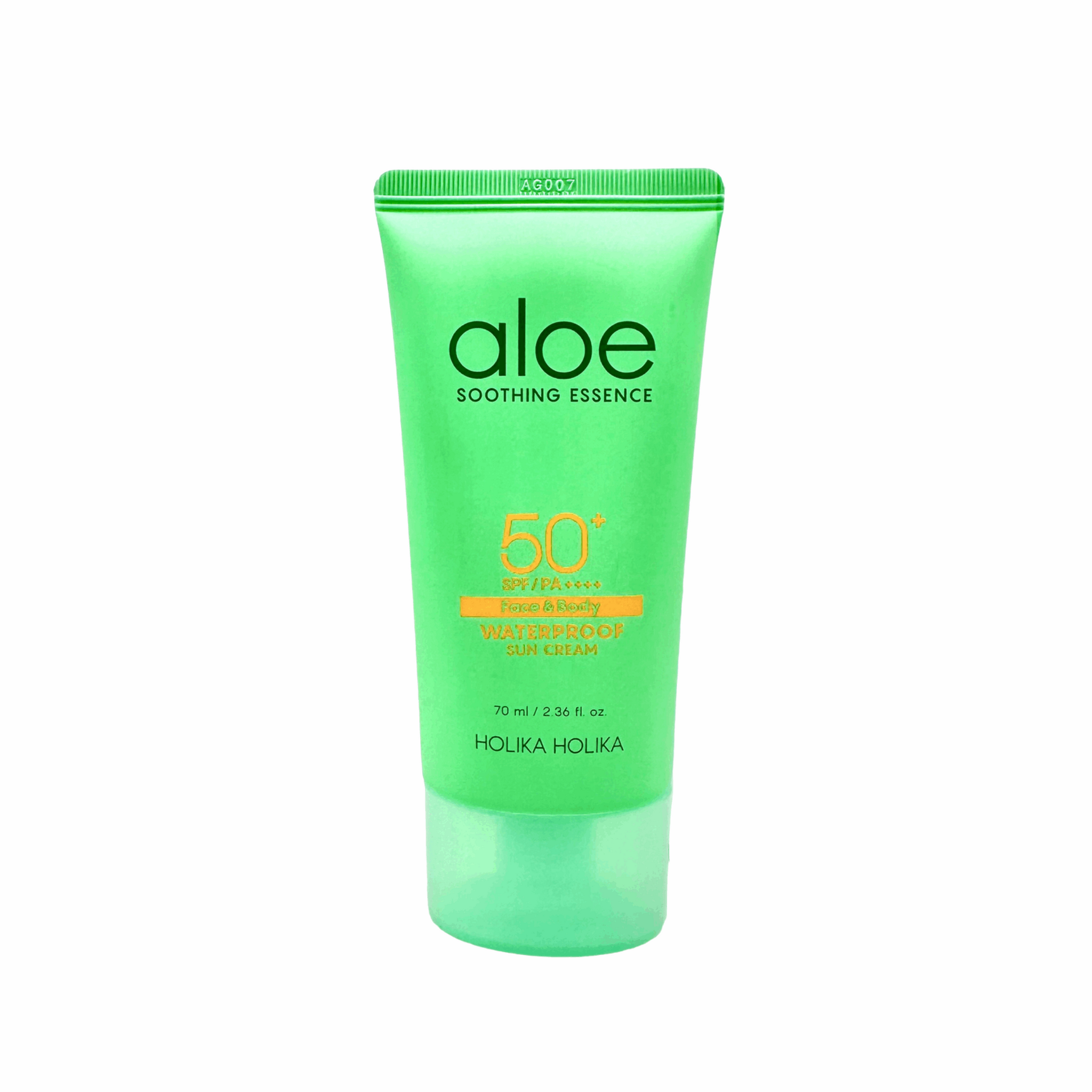 Aloe Water Proof Sun Cream SPF50+ PA++++ 70mL – Holika Holika Australia