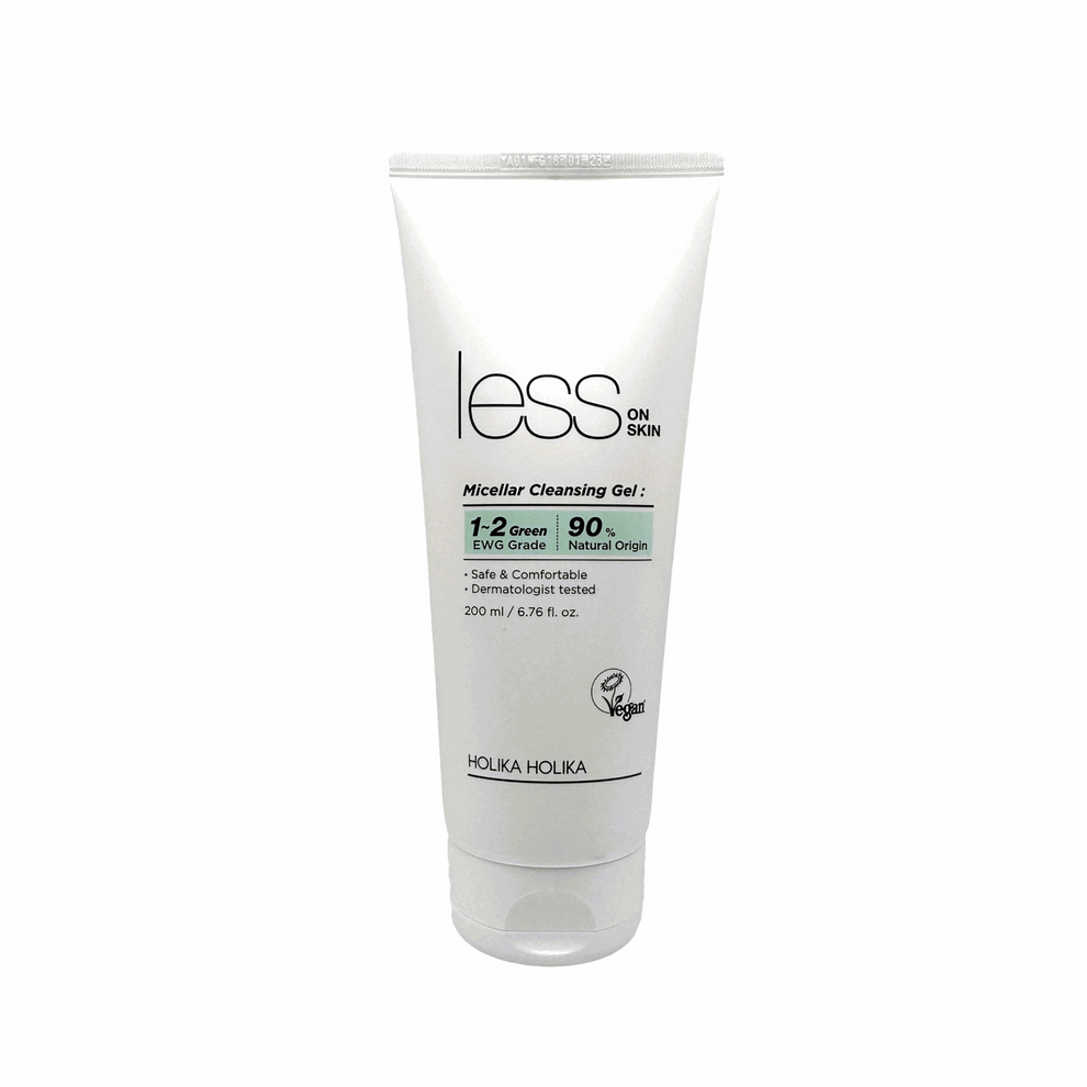 Less On Skin Micellar Cleansing Gel 200mL – Holika Holika Australia